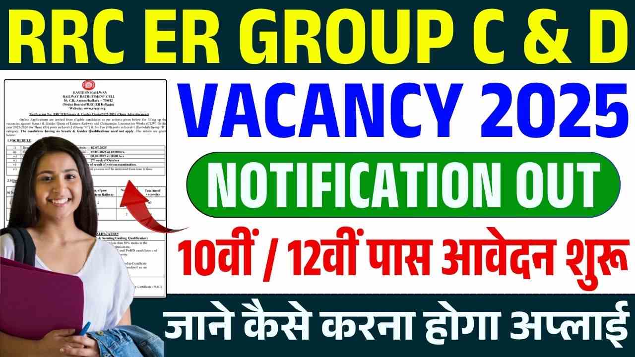 RRC ER Group C & D Recruitment 2025: Eastern Railway की नई भर्ती जाने ...