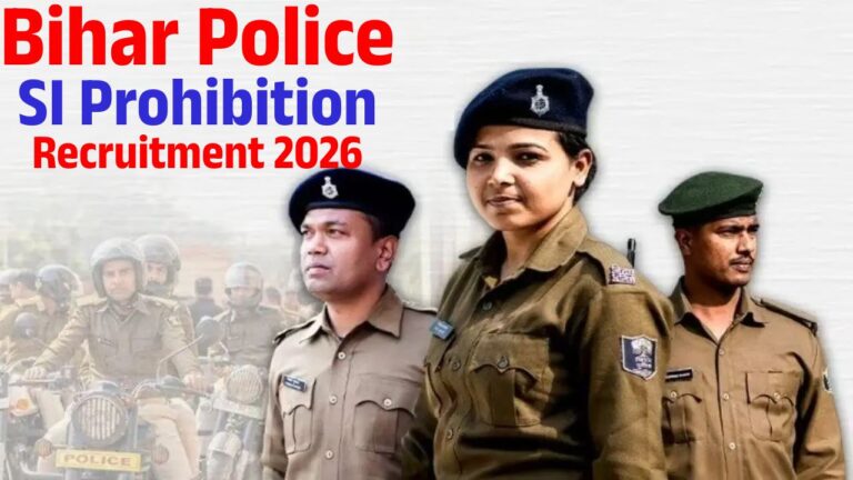 Bihar Police SI Prohibition Online Form 2026: बिहार पुलिस मघ निषेघ मे ...