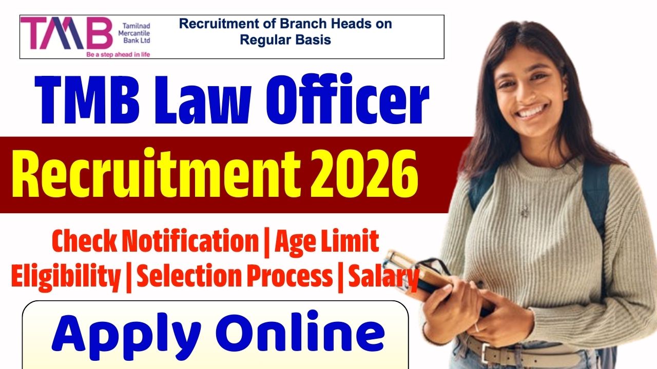 TMB Law Officer Recruitment 2026: Apply Now For The Law Officer Post ...