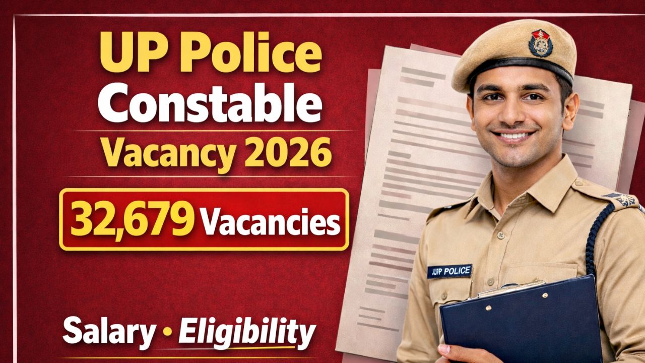 UP Police Constable Vacancy 2026: 12वीं पास हेतु यूपी पुलिस में आई ...