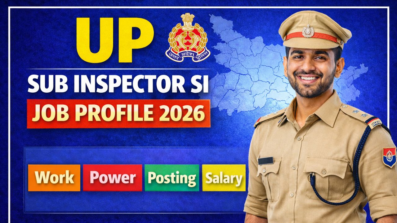 UP Sub Inspector SI Job Profile 2026: यूपी पुलिस में पाना चाहते है SI ...