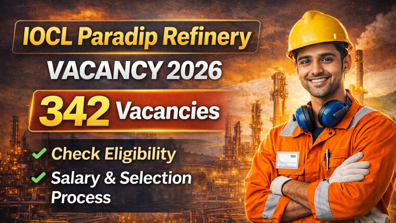 IOCL Paradip Refinery Vacancy 2026: Apply Online For 342 Posts | Check ...