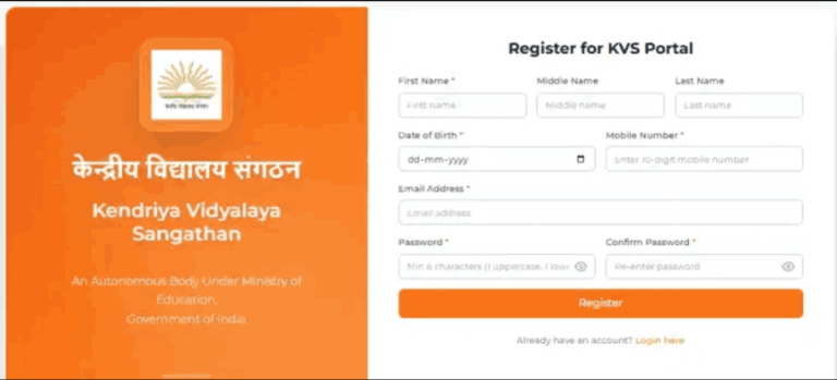 KVS Samvida Sathi Portal 2026: Registration, Login, Apply Online ...